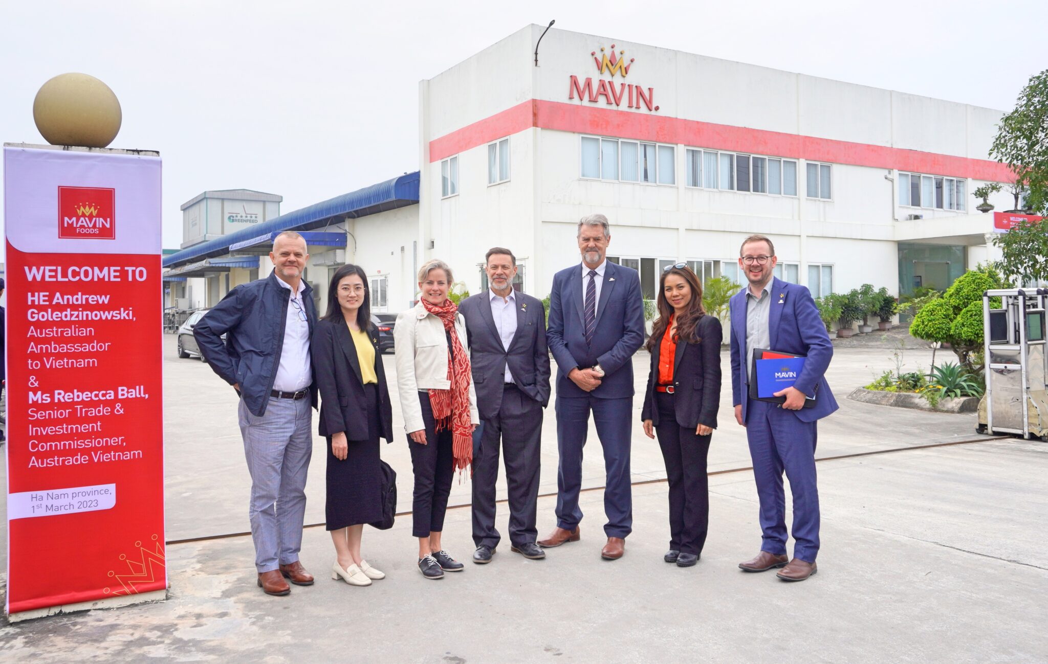 Đại sứ Australia tại Việt Nam đến thăm và làm việc tại Mavin Foods ...