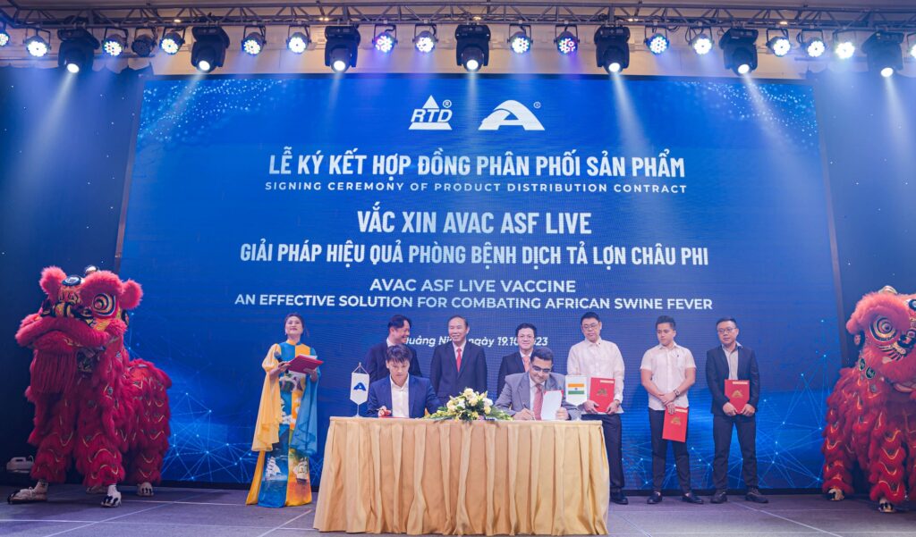 Vắc xin Dịch tả lợn châu Phi AVAC ASF LIVE chính thức được xuất khẩu