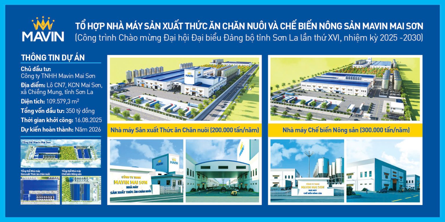 Tập đoàn Mavin khởi công tổ hợp nhà máy sản xuất thức ăn chăn nuôi và ...